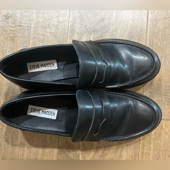 Steve Madden | Shoes | Steve Madden Lotto Lug Penny Loafers | Poshmark